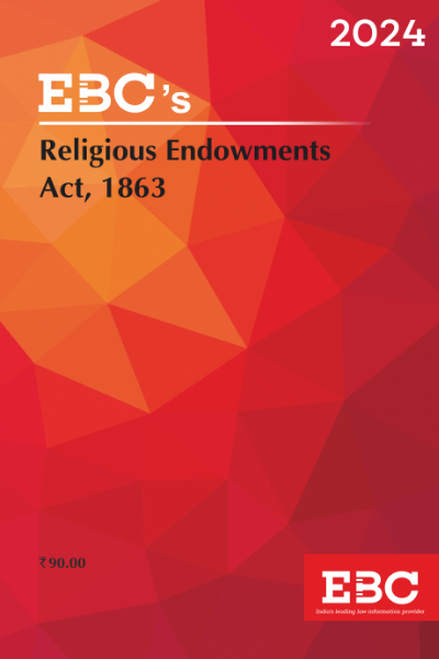 Religious Endowments Act, 1863Bare Act (Print/eBook)